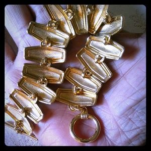 Jewelry | Vintage Geometric Shape Enamel Bracelet | Poshmark